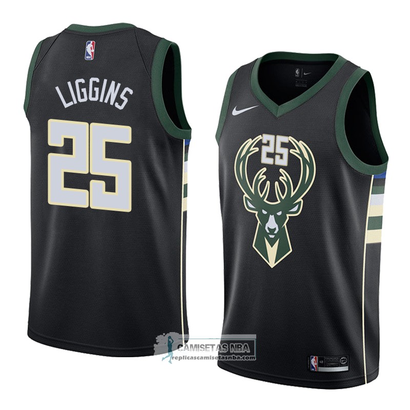Camisetas NBA Milwaukee Bucks Deandre Liggins Statement 2018 Negro ...