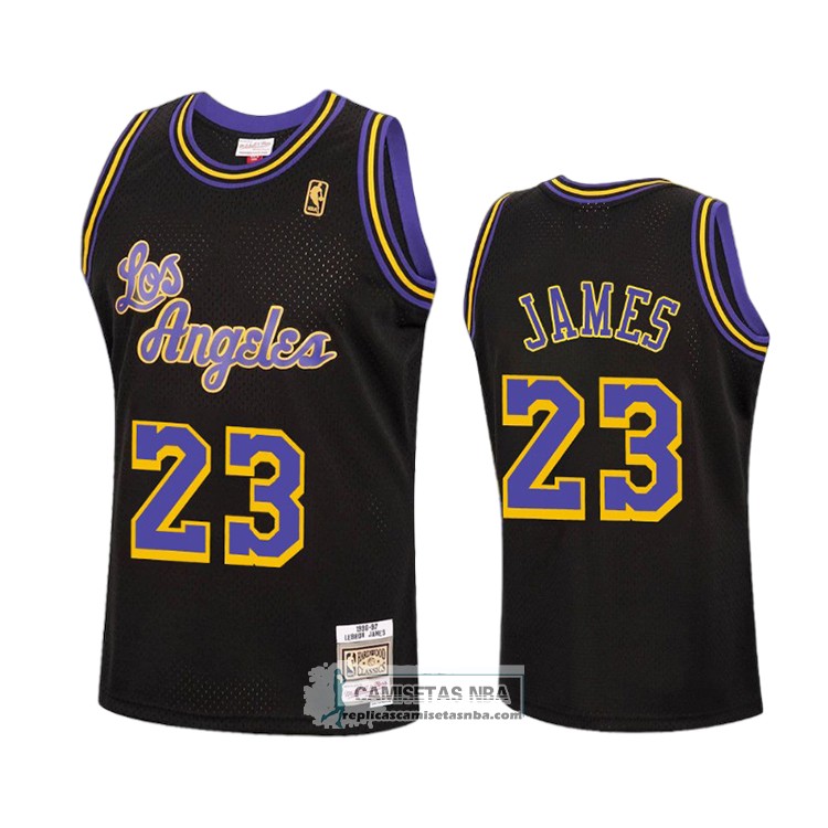 Camisetas NBA Los Angeles Lakers Lebron James Reload Hardwood Classics ...